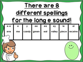 Long e Sounds Practice | Word List Builder