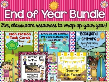 May June Literacy Centers End Of The Year Centers and Activities | Word ...