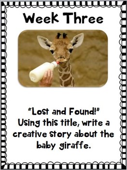 Writing Prompts Bundle ~Animal Theme~ | Word List Builder