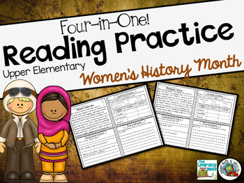 Women's History Month Reading Comprehension | Word List Builder