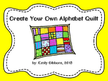 Alphabet Quilt Craftivity | Word List Builder