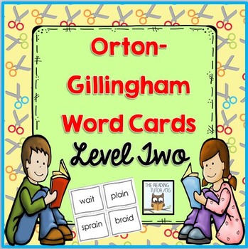 Orton-Gillingham Word Cards Level Two | Word List Builder