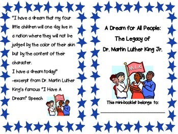 Martin Luther King Jr. QR Code Web Quest and Non-Fiction Task Cards ...