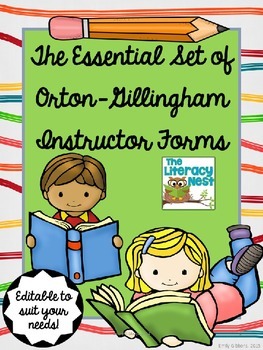 Orton-Gillingham Materials Editable | Word List Builder
