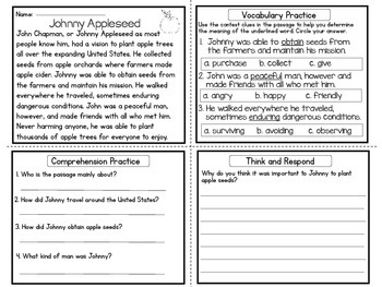 Upper Elementary Reading Comprehension | Word List Builder