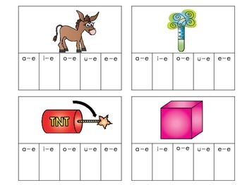 Long Vowel {Clip Cards} | Word List Builder