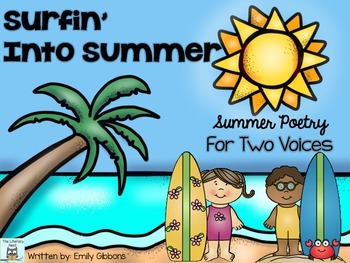 Partner Poems for Fluency Practice Summer Poetry | Word List Builder