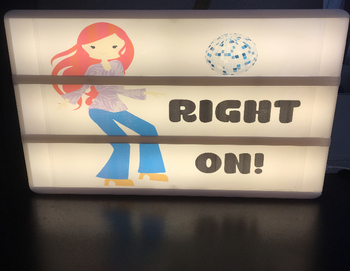 LIGHT BOX INSERTS FREEBIE: DISCO THEME | Word List Builder