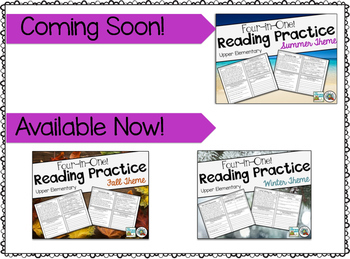 Reading Comprehension Practice Spring Theme | Word List Builder