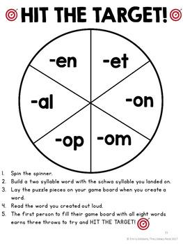 Orton-Gillingham Activities: Schwa Vowels Multisensory Reading and ...