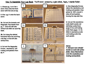 Women's History Month Research and Lap Book Project | Word List Builder