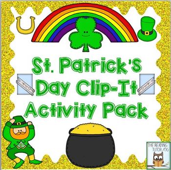 March Centers St. Patrick's Day Activities | Word List Builder