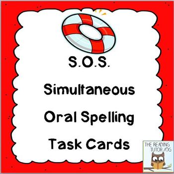 S.O.S. Multisensory Spelling Strategy Task Cards | Word List Builder