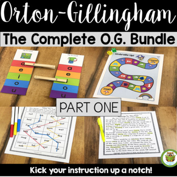 Orton-Gillingham Resources The Complete O.G. PT 1 Bundle Lesson Plan ...