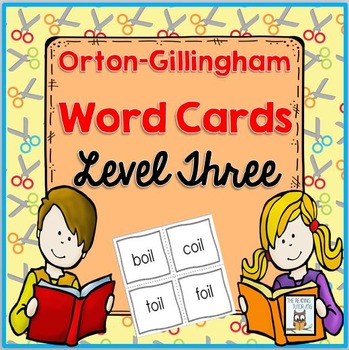 Orton-Gillingham Word Cards Level Three | Word List Builder
