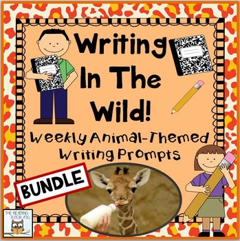 Writing Prompts Bundle ~Animal Theme~ | Word List Builder