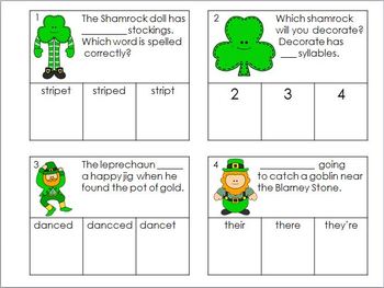 March Centers St. Patrick's Day Activities | Word List Builder