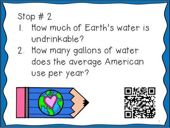 Earth Day QR Code Web Quest | Word List Builder