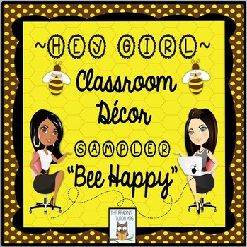 Classroom Decor Bumblebee Freebie | Word List Builder