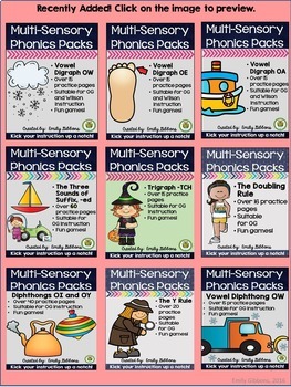Orton-Gillingham Resources The Complete O.G. PT 1 Bundle Lesson Plan ...