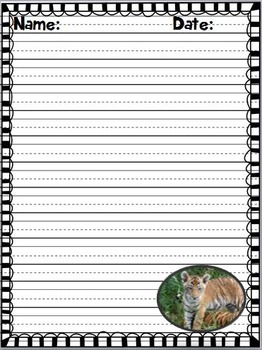 Weekly Writing Prompts for Summer ~Animal Theme~ | Word List Builder