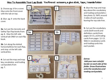 Weather Research Unit and Lapbook Project | Word List Builder