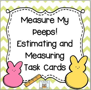 Springtime Task Cards For Estimating and Measuring Length | Word List ...
