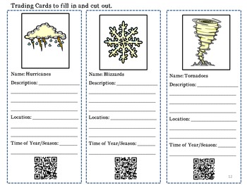 Weather Research Unit and Lapbook Project | Word List Builder