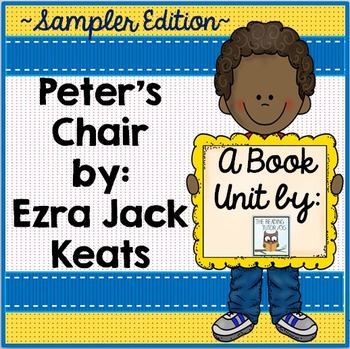 Peter's Chair Book Unit Free Sampler | Word List Builder