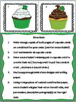 March Centers St. Patrick's Day Writing Activity | Word List Builder