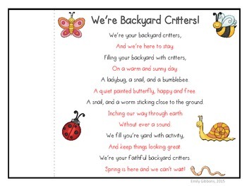 Partner Poems for Fluency Practice ~Spring Themed Poetry~ | Word List ...