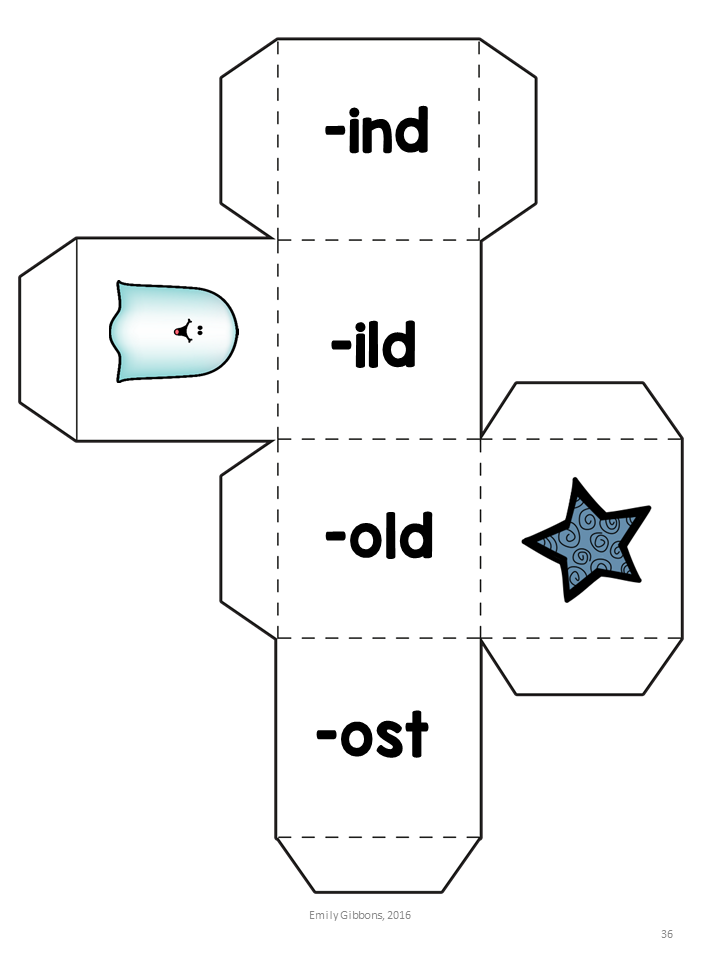 Closed Syllable Exception: IND, ILD, OLD, OST Phonics Printables | Word ...
