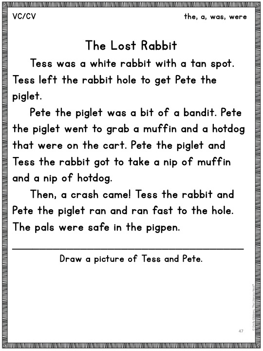 Orton-Gillingham Based Decodable Passages Distance Learning, Level 1 ...