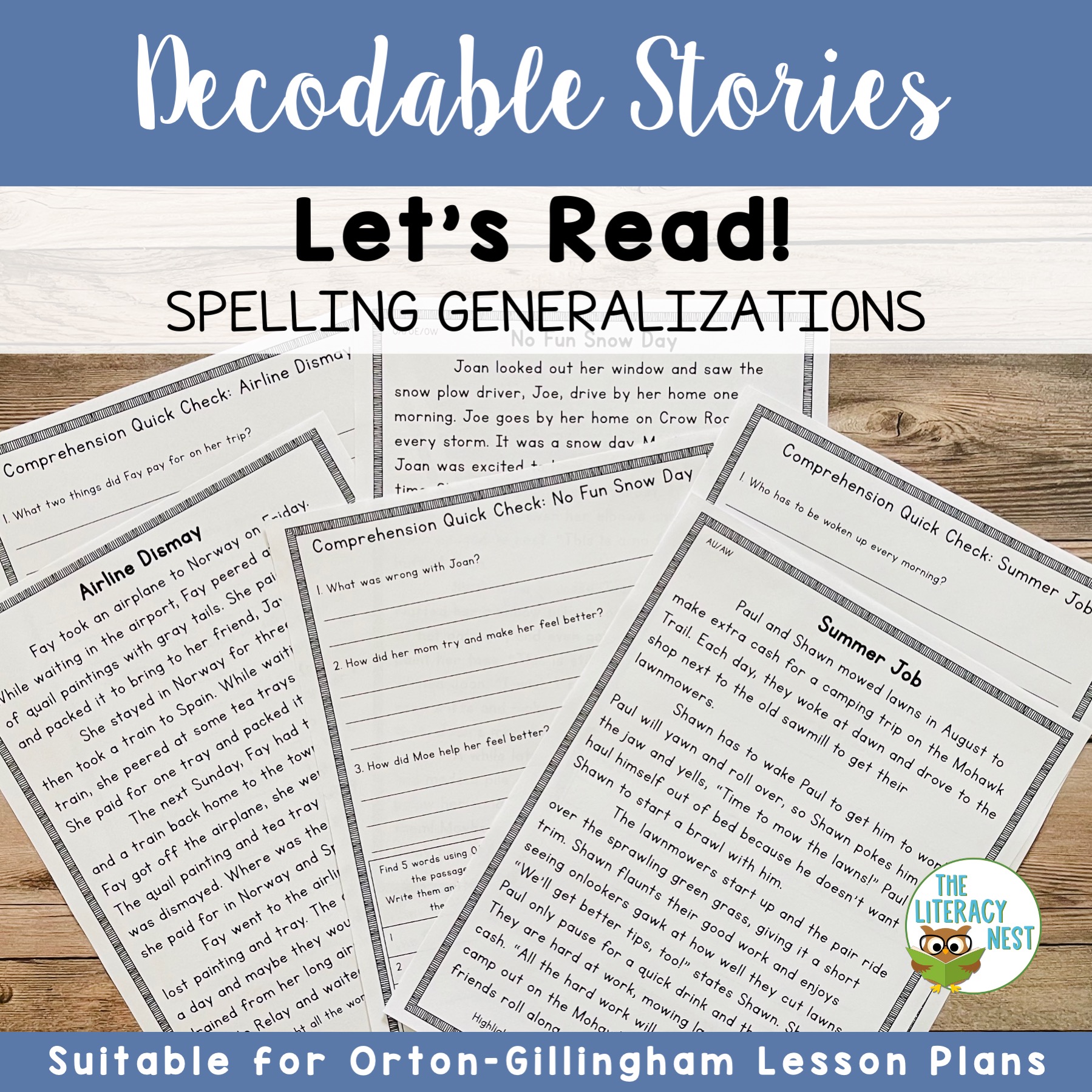 Multisensory Reading Spelling Generalizations Orton-Gillingham Lesson ...