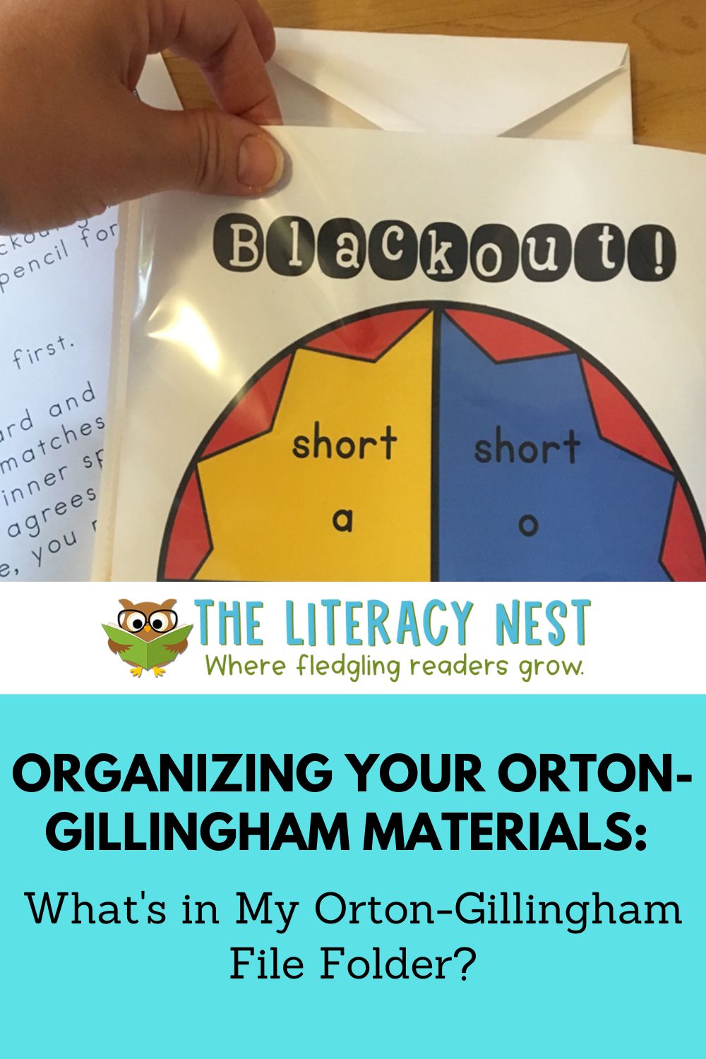 Organizing Your Orton-Gillingham Materials: File Folders - The Literacy ...