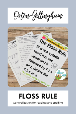 The FLOSS Rule: Tips for Teaching This Spelling Generalization - The ...