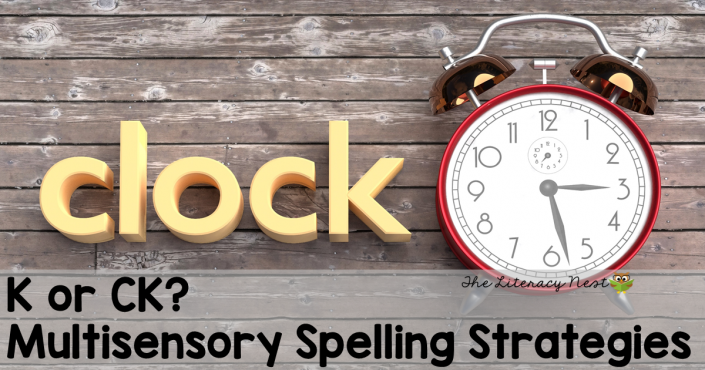 The K or CK Rule In Spelling - The Literacy Nest