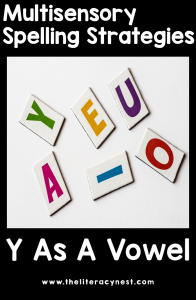 When Y Is A Vowel: Multisensory Spelling Strategies - The Literacy Nest