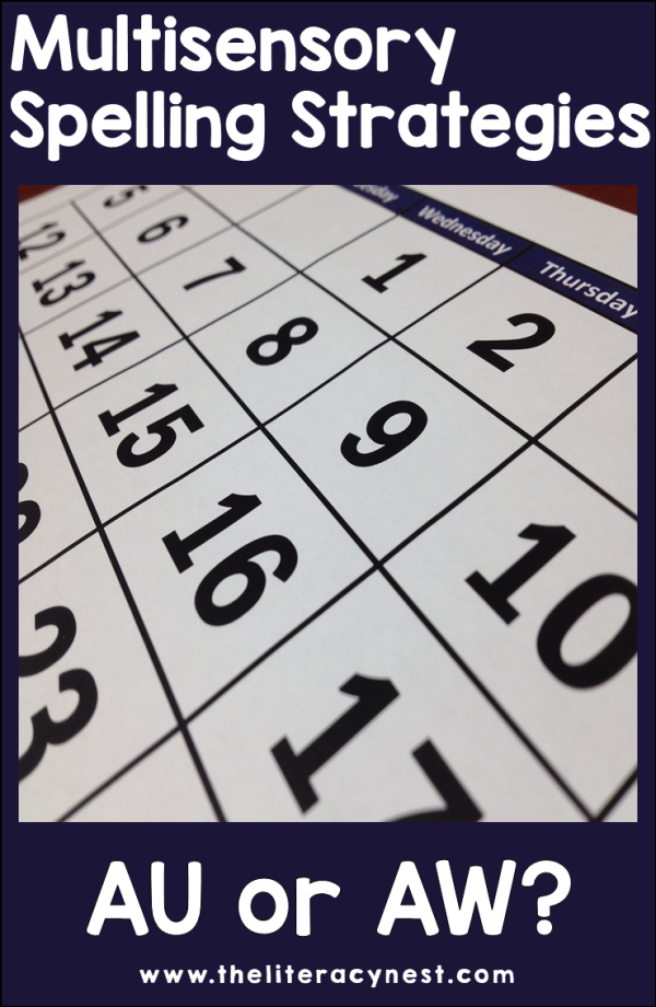 Is It AU or AW: Spelling Strategies For Vowel Teams - The Literacy Nest