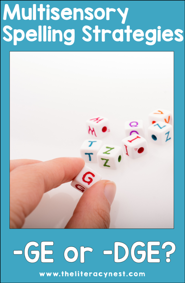 Multisensory Spelling Strategies for GE or DGE - The Literacy Nest
