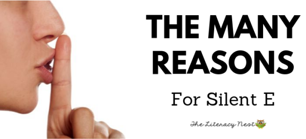 The Many Reasons For Silent E - The Literacy Nest