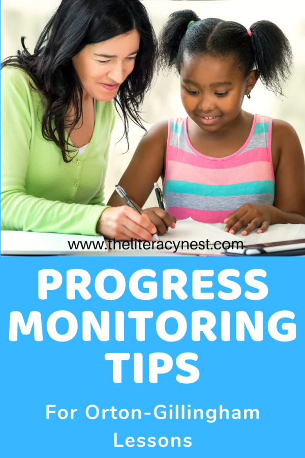Tips for Monitoring Your Orton-Gillingham Lessons - The Literacy Nest
