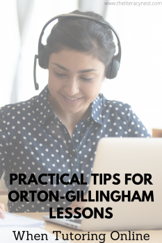 Practical Tips for Orton-Gillingham Lessons When Tutoring Online - The ...