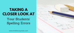 Taking a Closer Look at Spelling Errors: How a Spelling Assessment Can ...