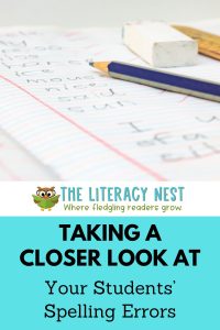 Taking a Closer Look at Spelling Errors: How a Spelling Assessment Can ...