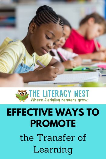 Effective Ways to Promote The Transfer of Learning - The Literacy Nest