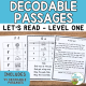 Orton-Gillingham Decodable Passages Level 1 - The Literacy Nest