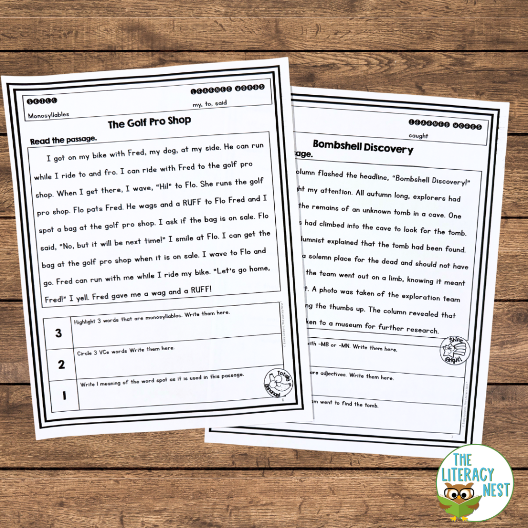 Decodable Texts for Orton-Gillingham Lesson Plans 3 2 1 Bundle - The ...