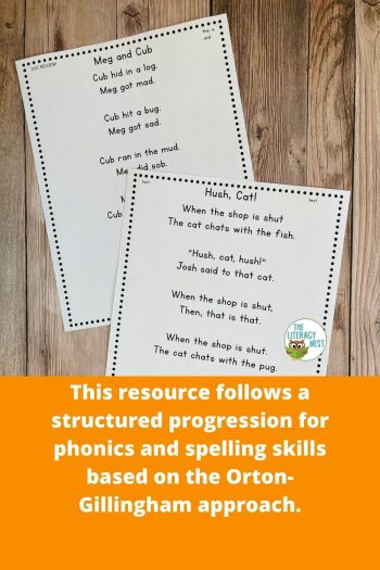 Phonics Poems Decodable Poetry for Orton Gillingham Activities - The ...