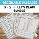 Decodable Phonics Reading Passages Bundle for Orton-Gillingham Lessons ...